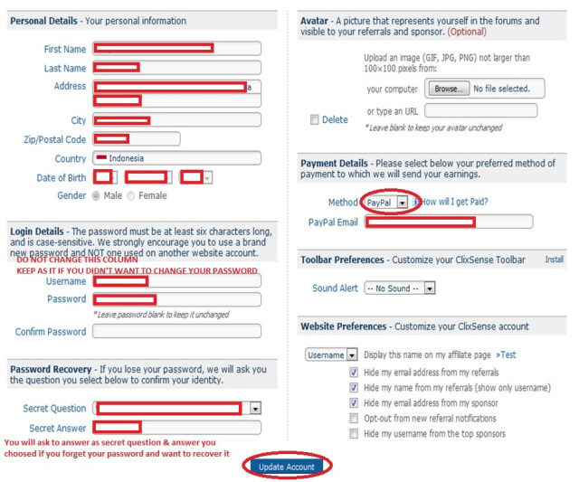 CLIXSENSE - TIPS DAN TRIK DENGAN CARA DAFTARNYA ~ Mulyana Jurnal