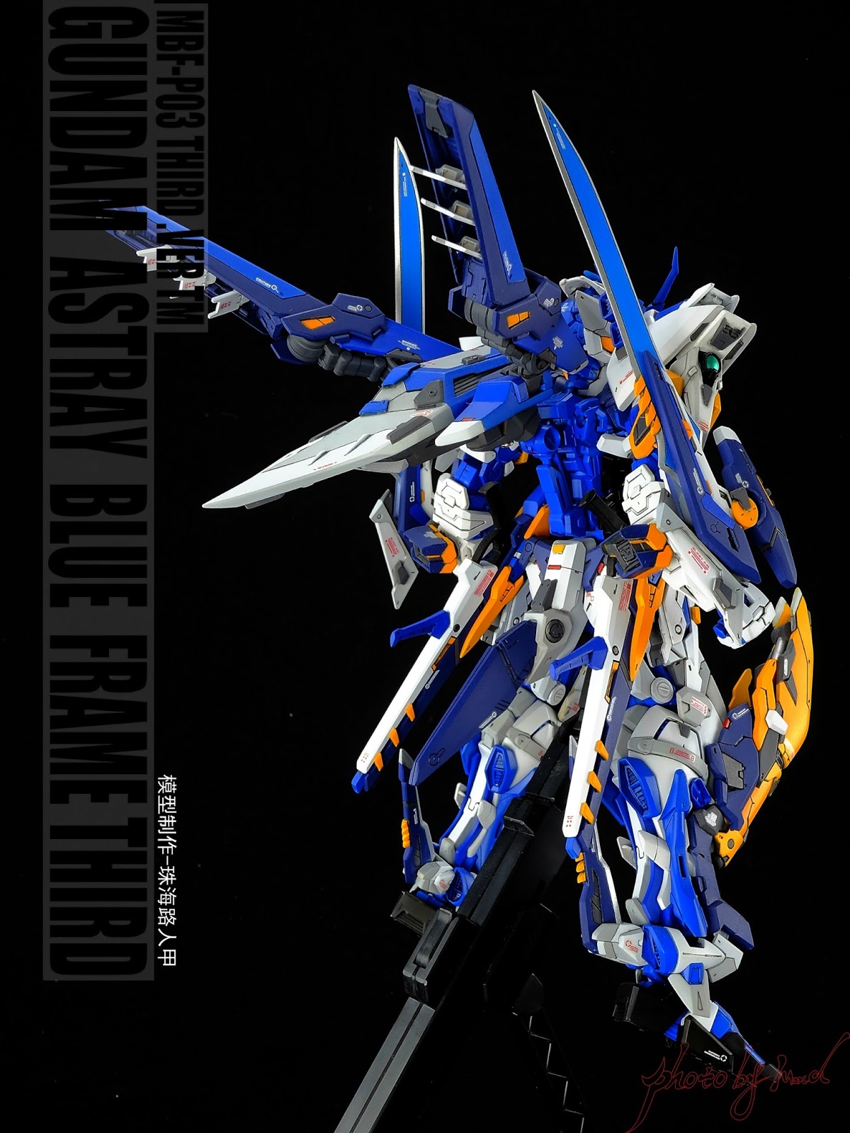 GUNDAM GUY: MG 1/100 Gundam Astray Blue Frame 3rd - Customized Build