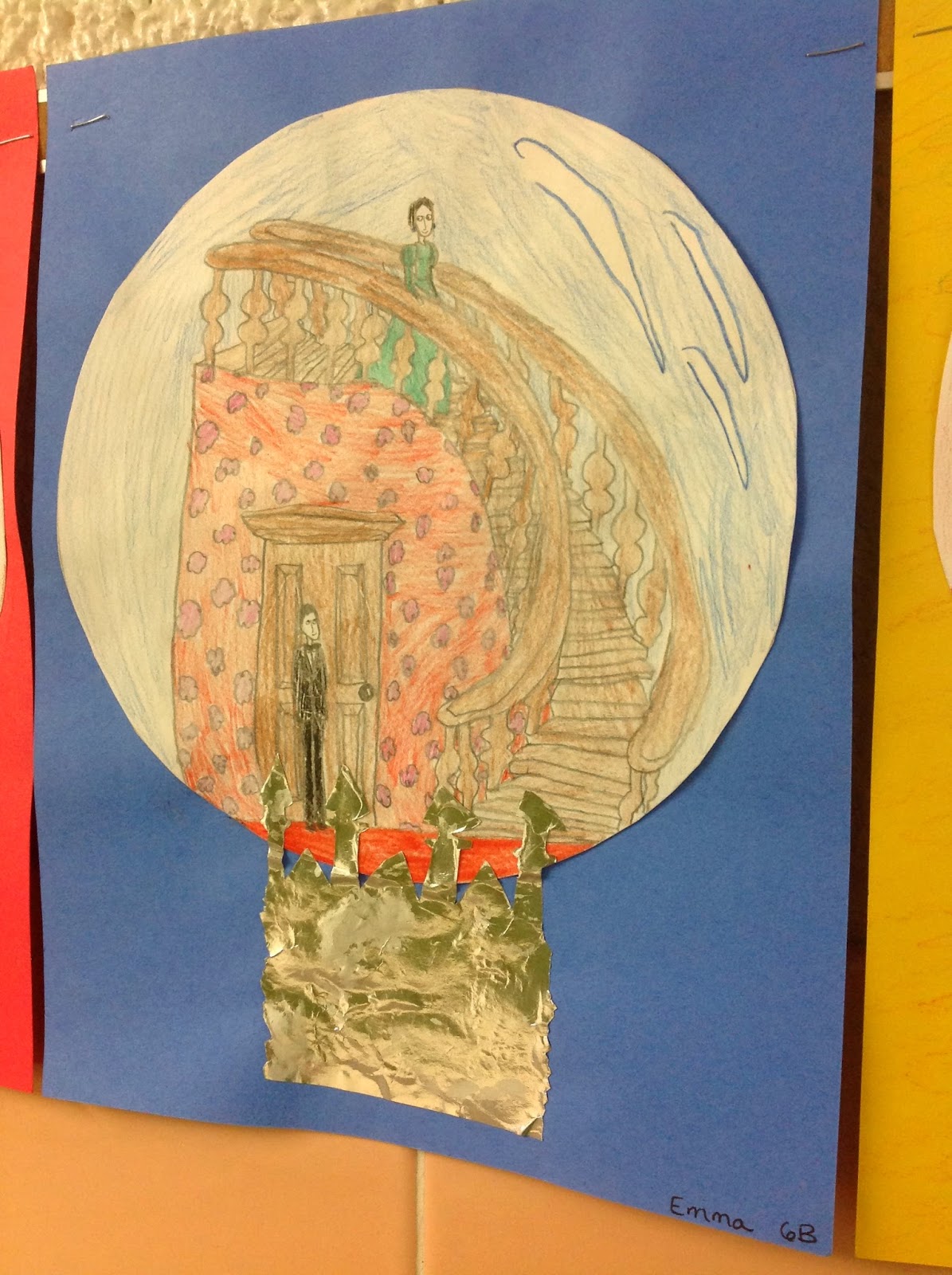The Artsy Fartsy Art Room: 6th Grade Snow Globes