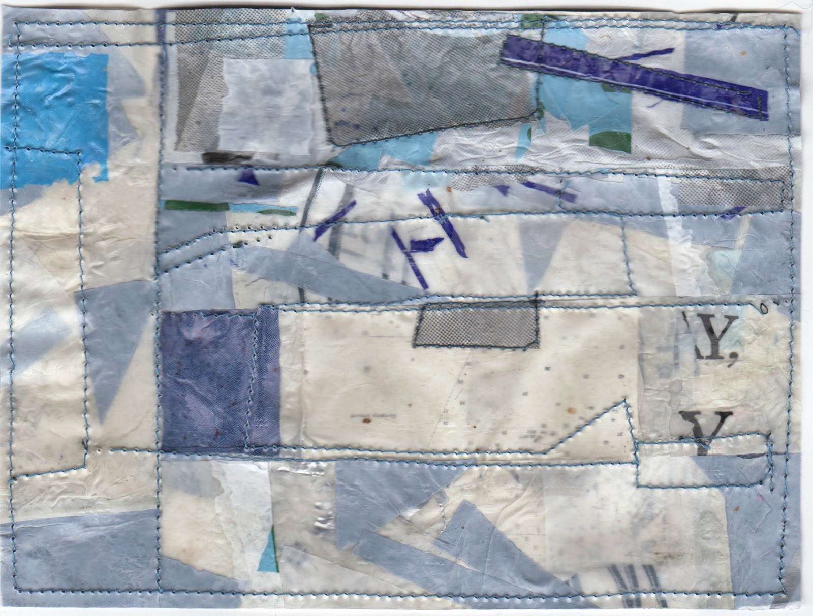 The Postal Ledger: Simon Warren is making a version of the trash quilt!