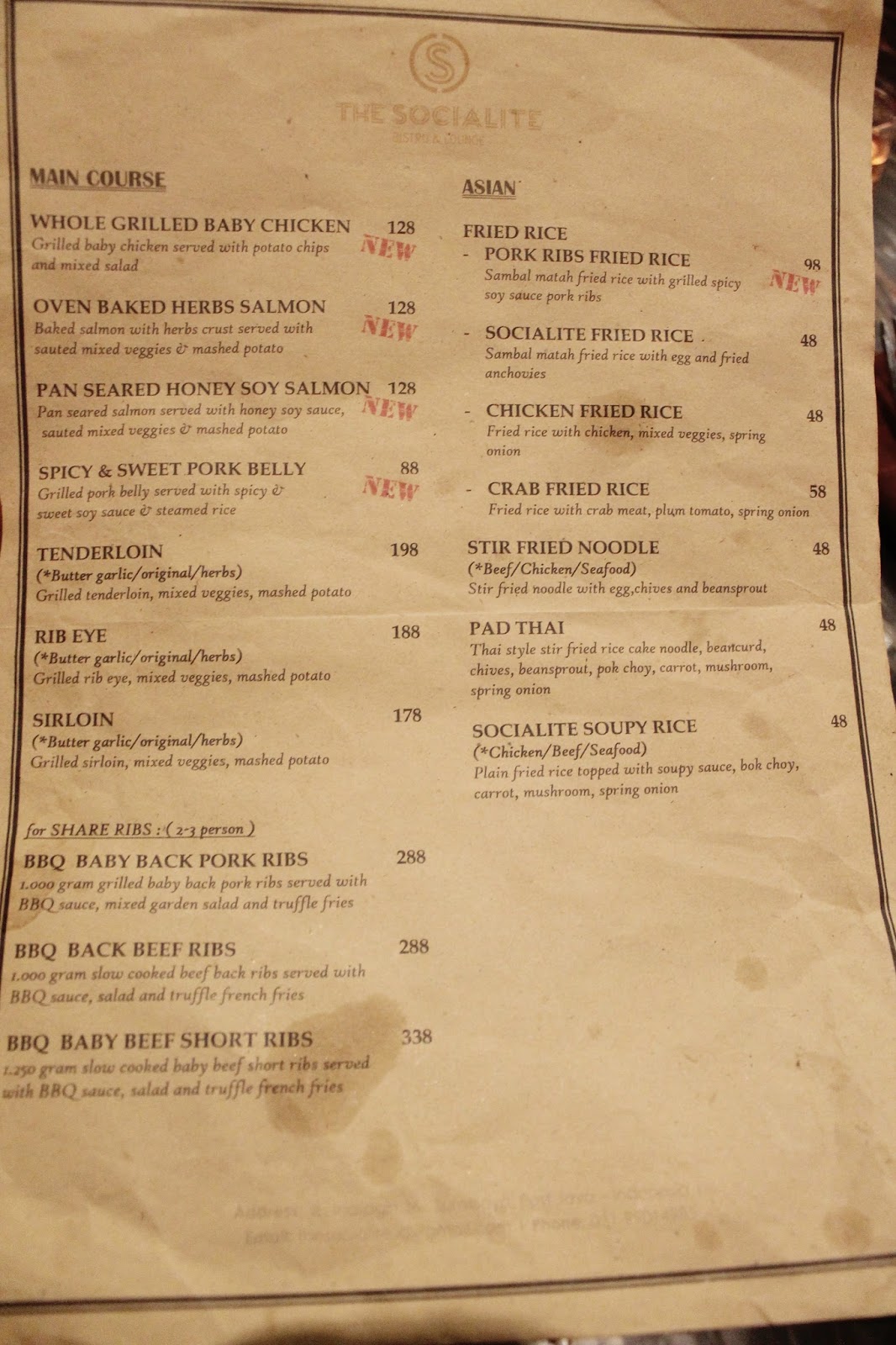 SOCIALITE LOUNGE and BAR (Review)