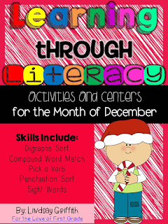 For the Love of First Grade: Learning through Literacy: December