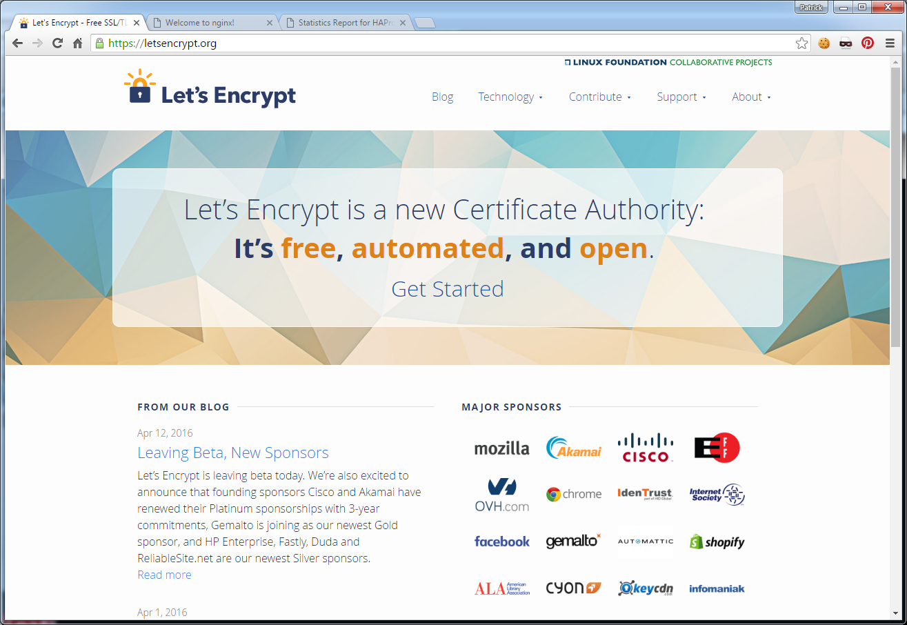 Whiteboard Coder Lets Encrypt Haproxy