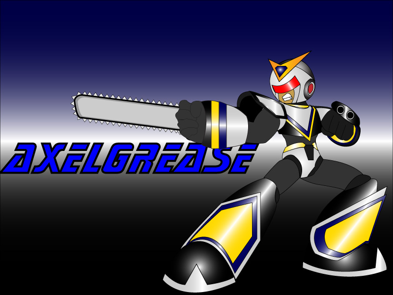 Simplicity at best.: Art: AxelGrease Mk.II (With synopsis of AXELGREASE)