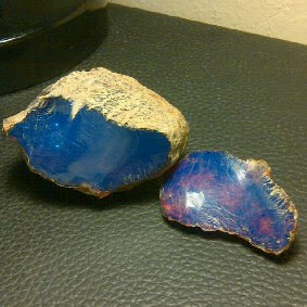 Ámbar del Caribe azul y mas...