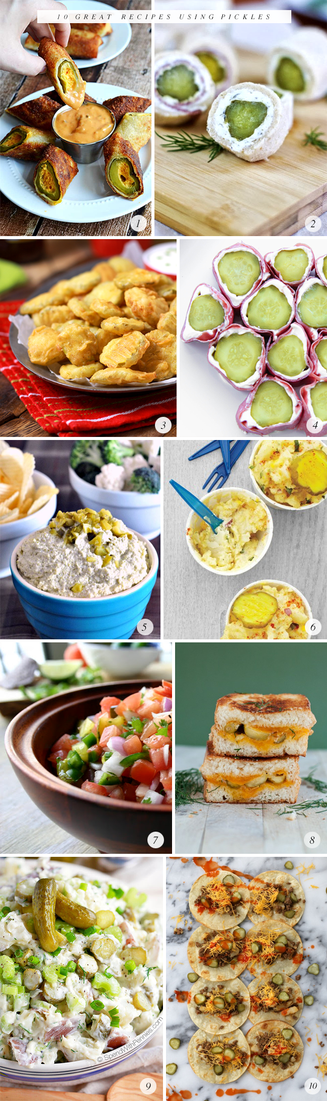 Bubby and Bean ::: Living Creatively: 10 Great Recipes Using Pickles