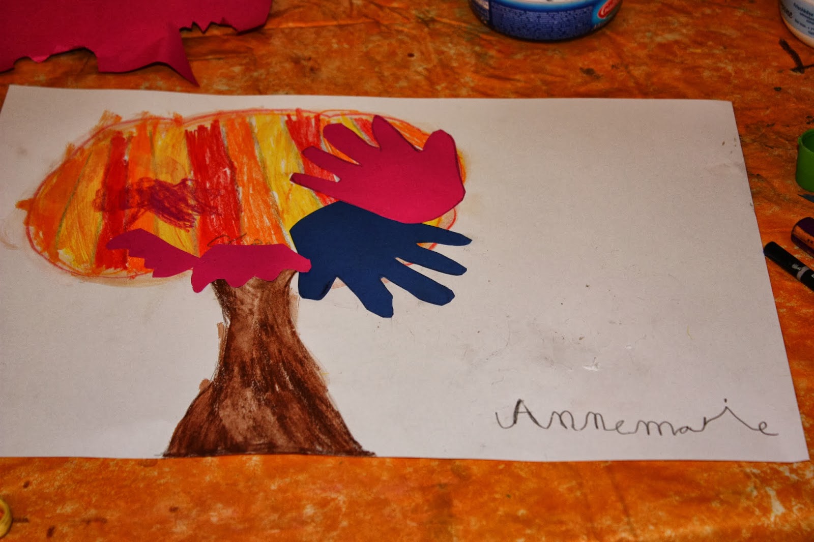 Explore and Express: Art Project: Peace Tree
