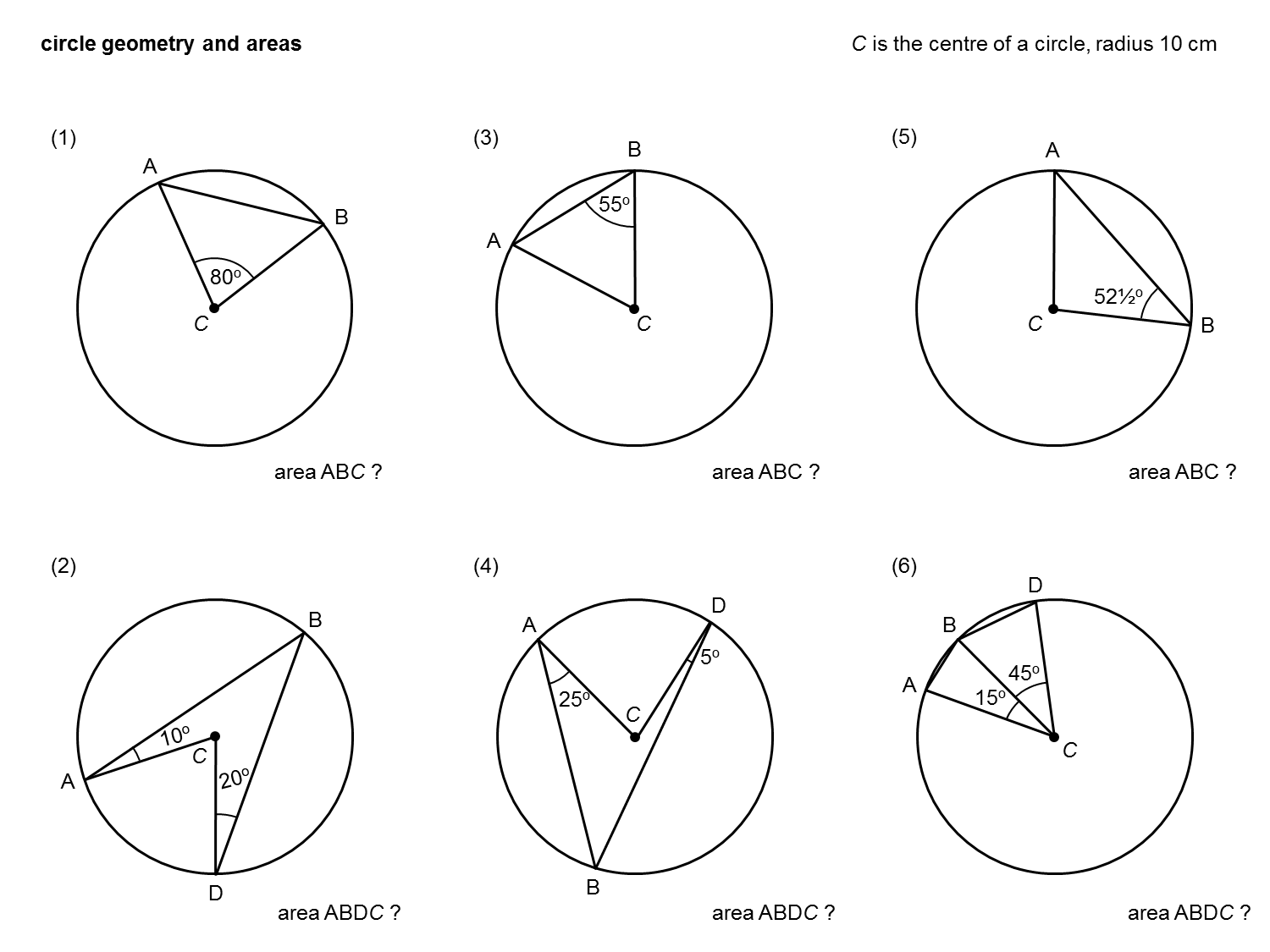 MEDIAN Don Steward mathematics teaching: circle theorems meet 0.5absinC