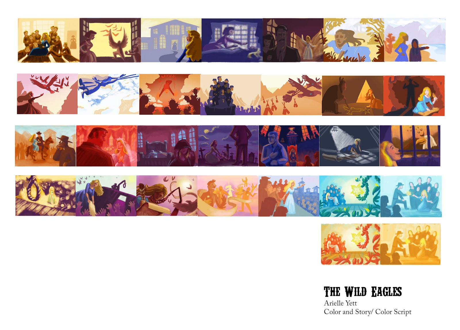 Color and Story: Spring 2013 Wild Swan Color Script