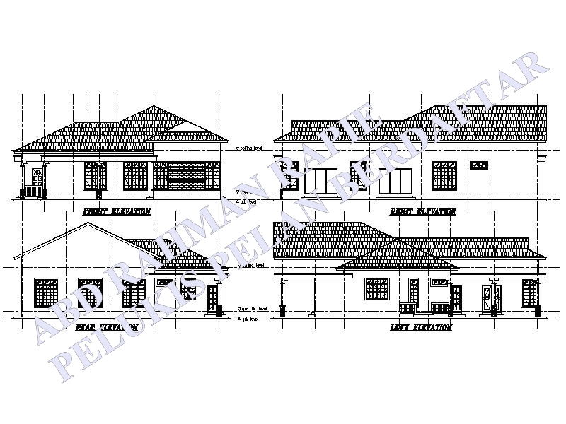ABD RAHMAN Pelukis Pelan Berdaftar (Arkitek Consultant): Lukisan ...
