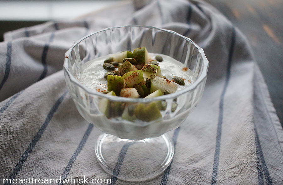 Sugar-Free Pear Yogurt | Measure & Whisk: Real food cooking with a dash ...
