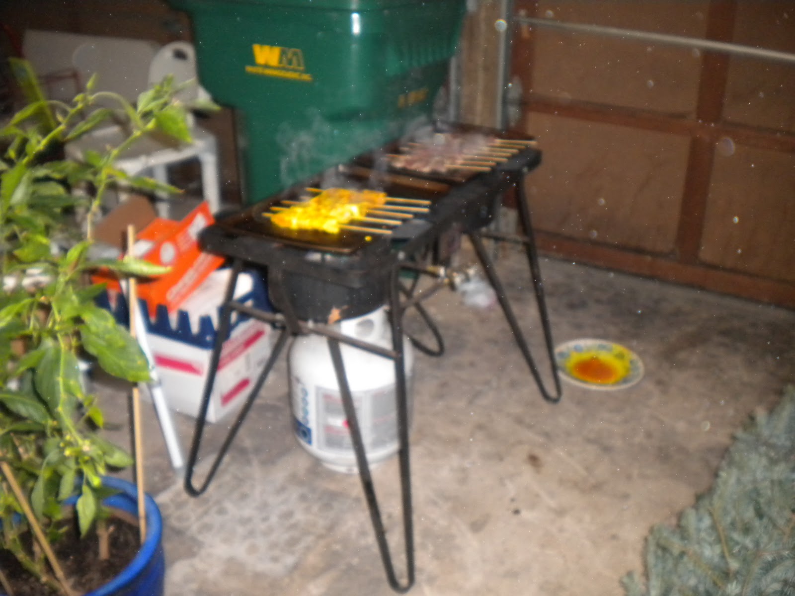 Cafe' Persia: Grilling in the Garage