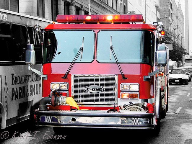 Eye of the Big Dog: Cincinnati Fire Truck