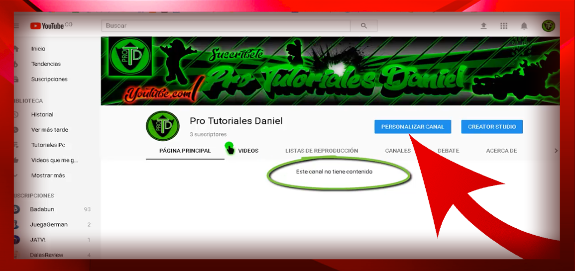 [Solución Youtube] Éste canal no tiene contenido [2017] | Pro Tutoriales Daniel