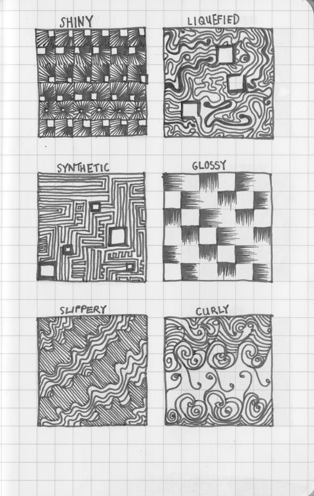 Kathryn George: Texture Drawings