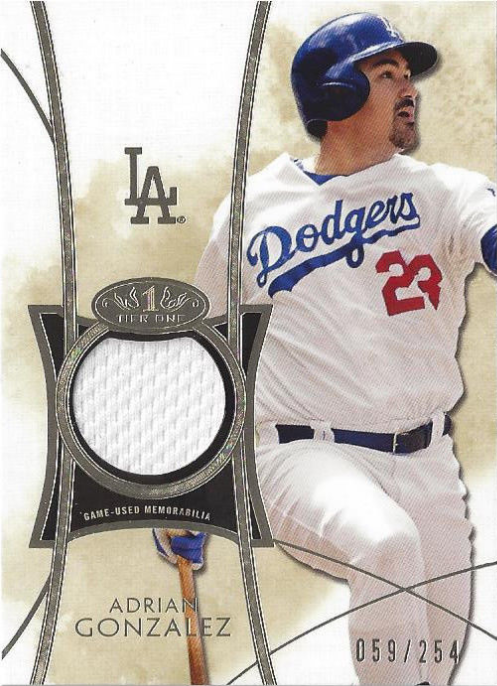 Dodgers Blue Heaven: 2014 Topps Tier One Baseball - The Dodger Bat Knob ...