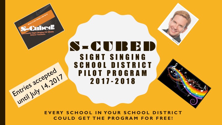 Announcing the S-Cubed Sight Singing School District Pilot Program | In ...