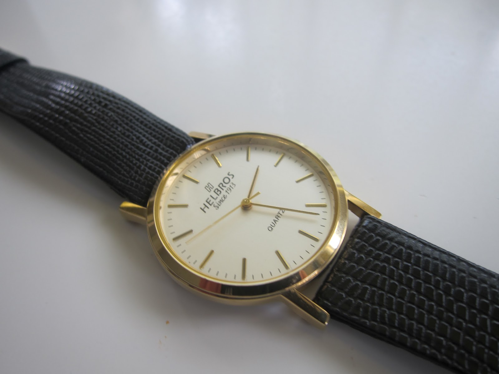 The Tales of Two: Item #85: Men's Leather Helbros Watch