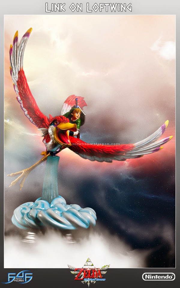 The Legend of Zelda: Skyward Sword - Link on Loftwing (First 4 Figures)