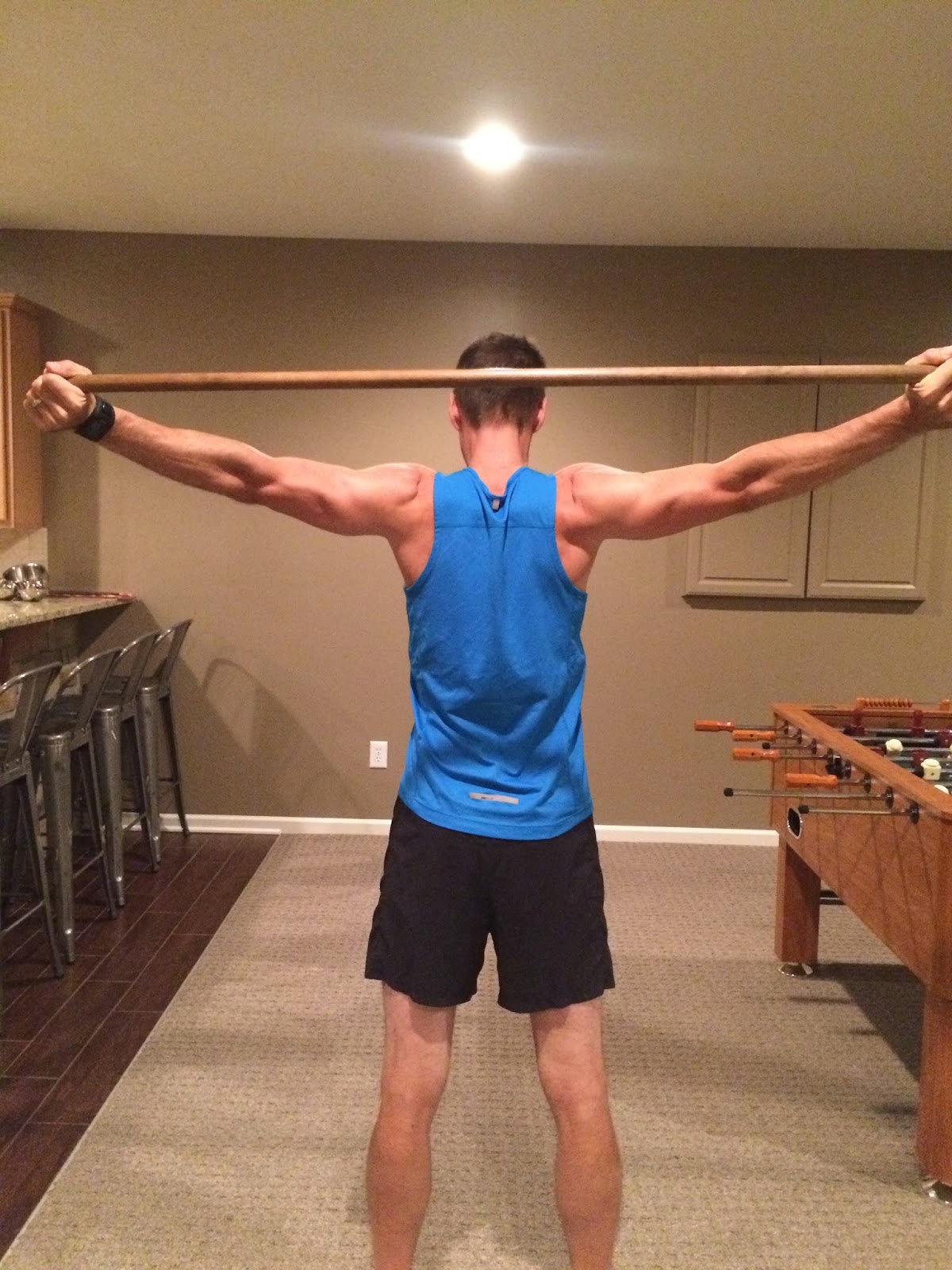 A Healthy Addiction: 2016 Fitness Goal - Update Shoulder Extension