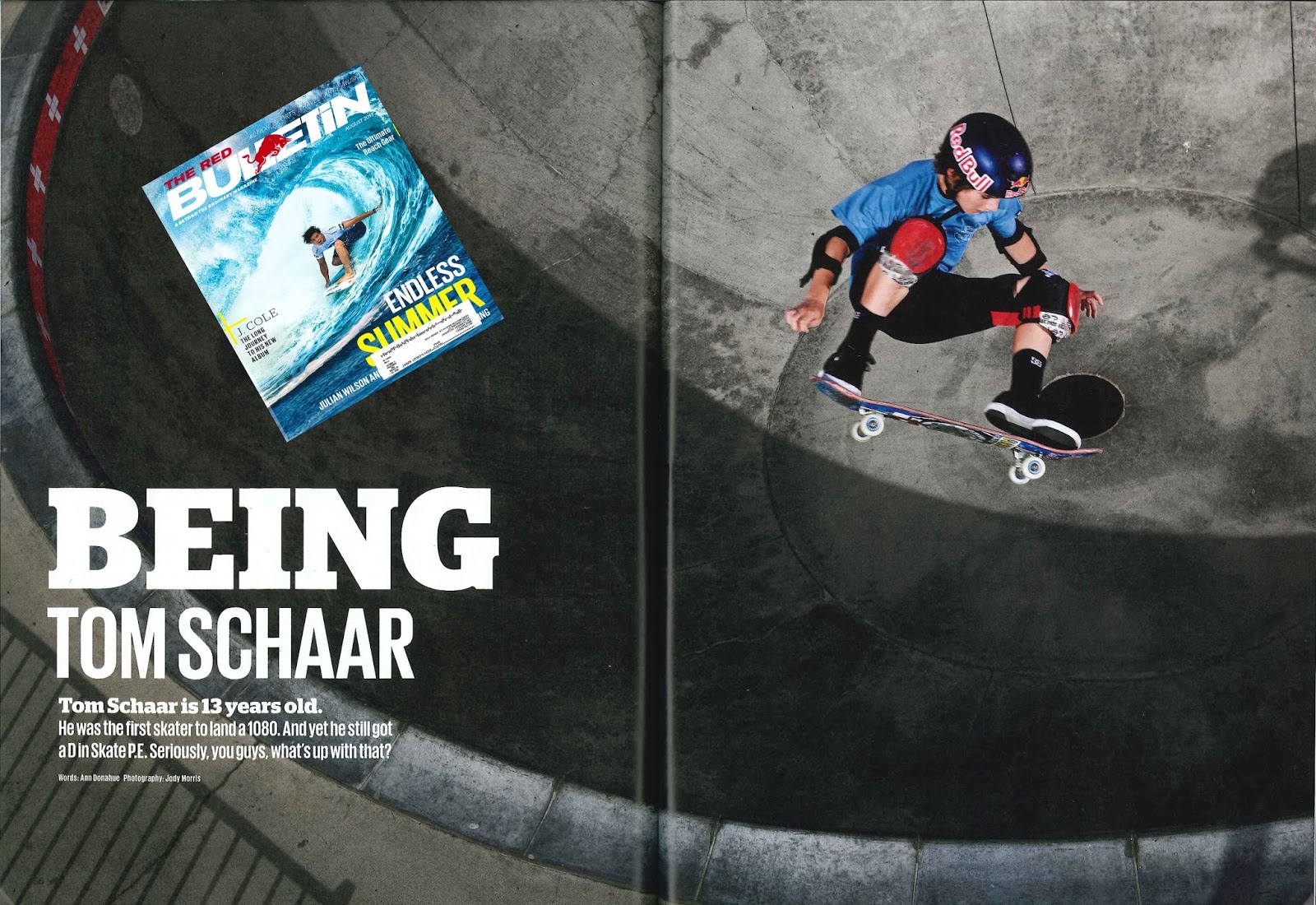 DC Public Relations: Tom Schaar in August issue of The Red Bulletin!