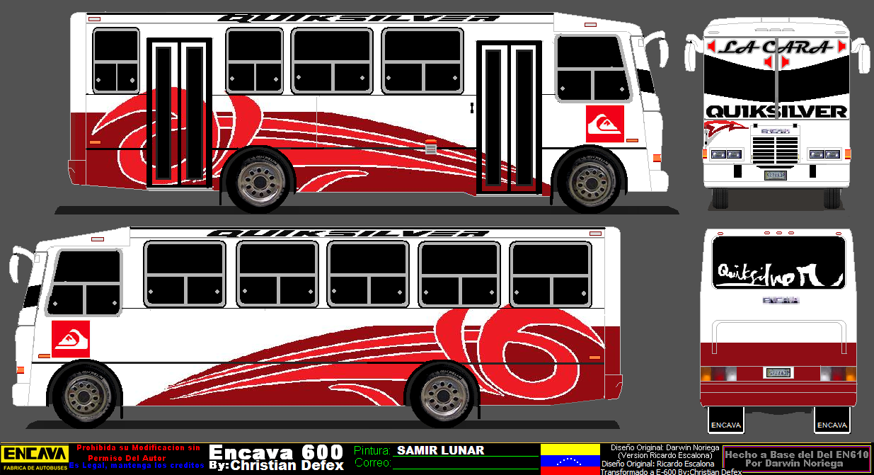 Diseños Autobuses Venezuela: Encavas Pintadas