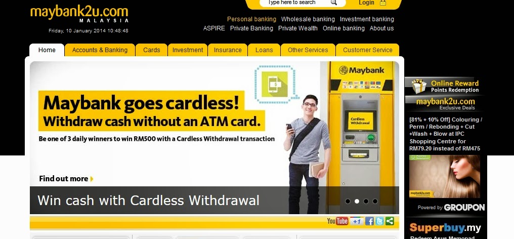 Maybank Cardless Withdrawal New Service Launched