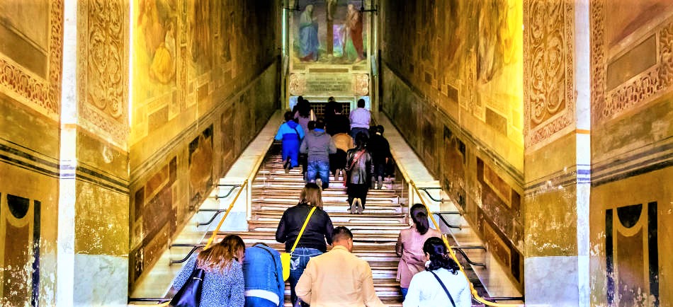 Wow Holy Stairs where Jesus climbed to Pilate now Available to Public ...