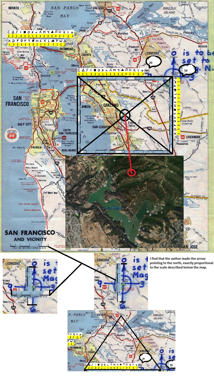 zodiac killer theory: The Map