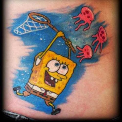 SpongeBob SquarePants tattoo ideas