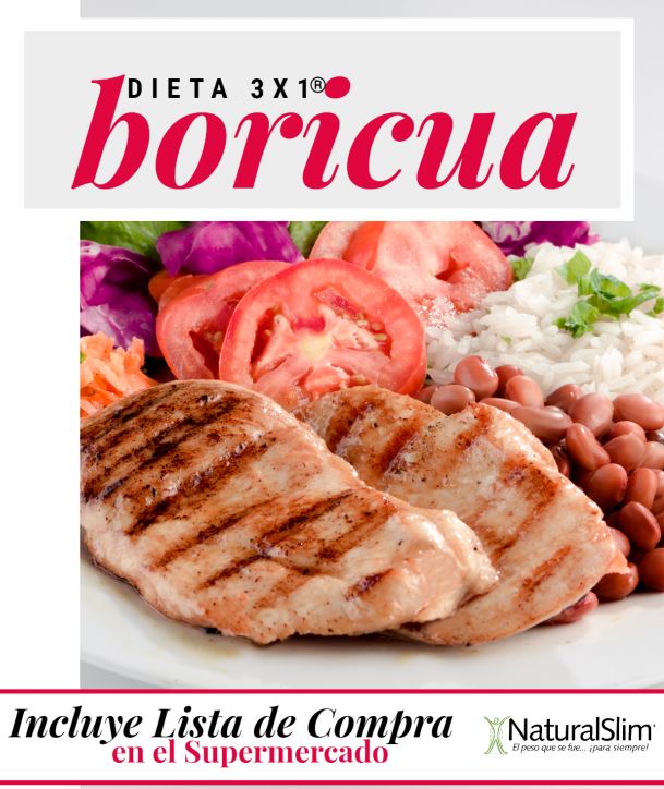 Ahorros Diarios Usando Cupones: Natural Slim - Dieta 3x1 Boricua - GRATIS