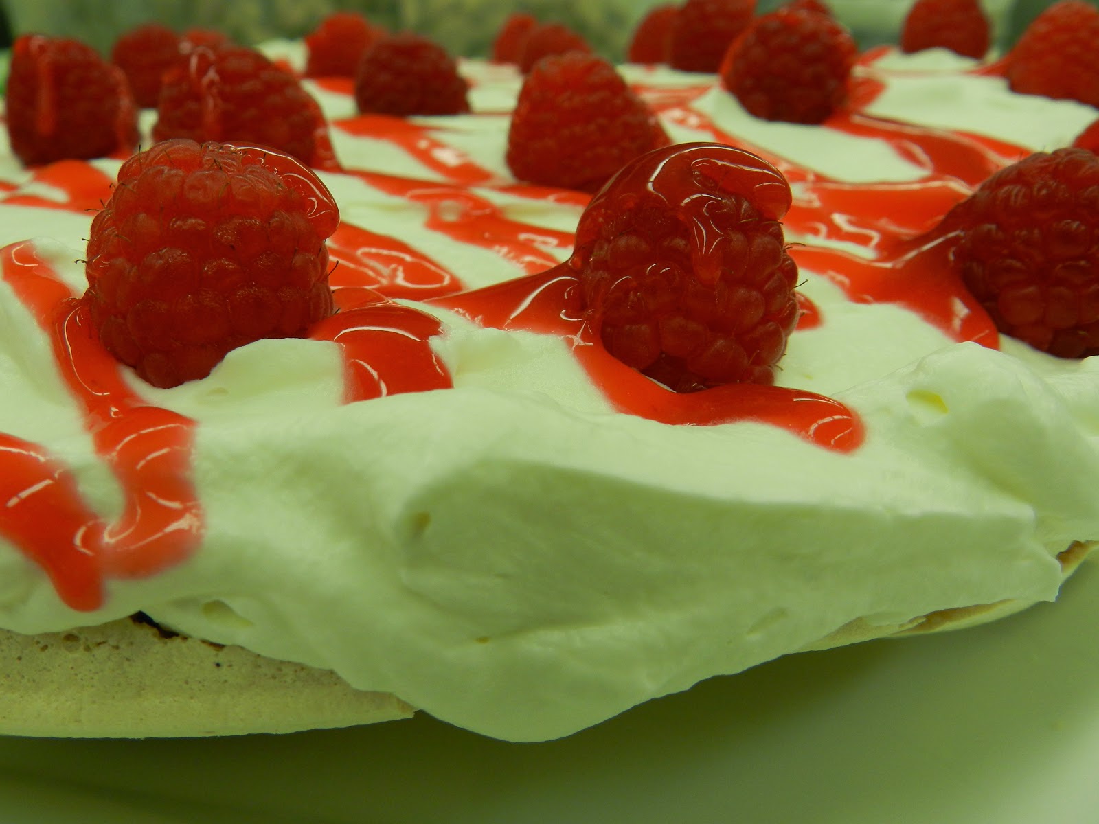 Pavlova with Fresh Raspberry Coulis - Pook's Pantry Recipe Blog