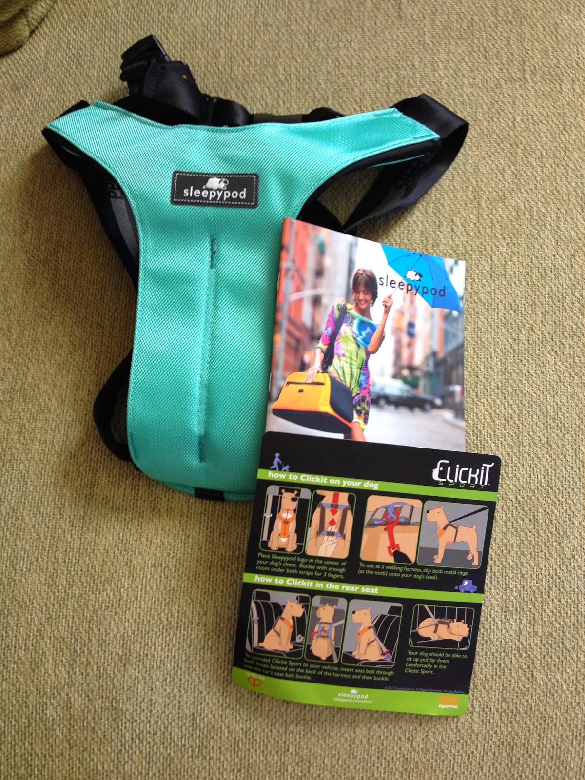 Pet Blog By Bocci @ Bocci's Beefs: Sleepypod's Clickit Sport Dog Safety ...