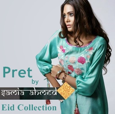 Samia Ahmed Eid-ul-Azha 2014 Dresses Designs | Luxury Pret collection ...