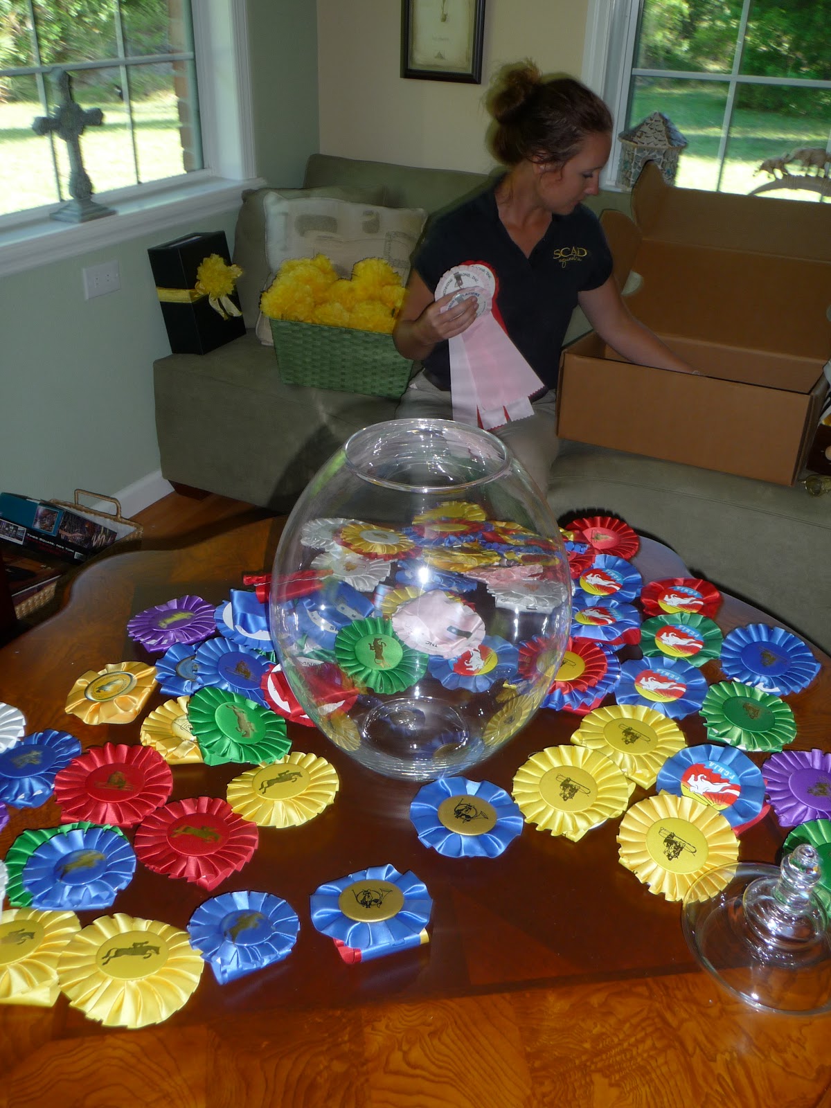 Great Way to Display Horse Show Ribbons | Life Tastes Good