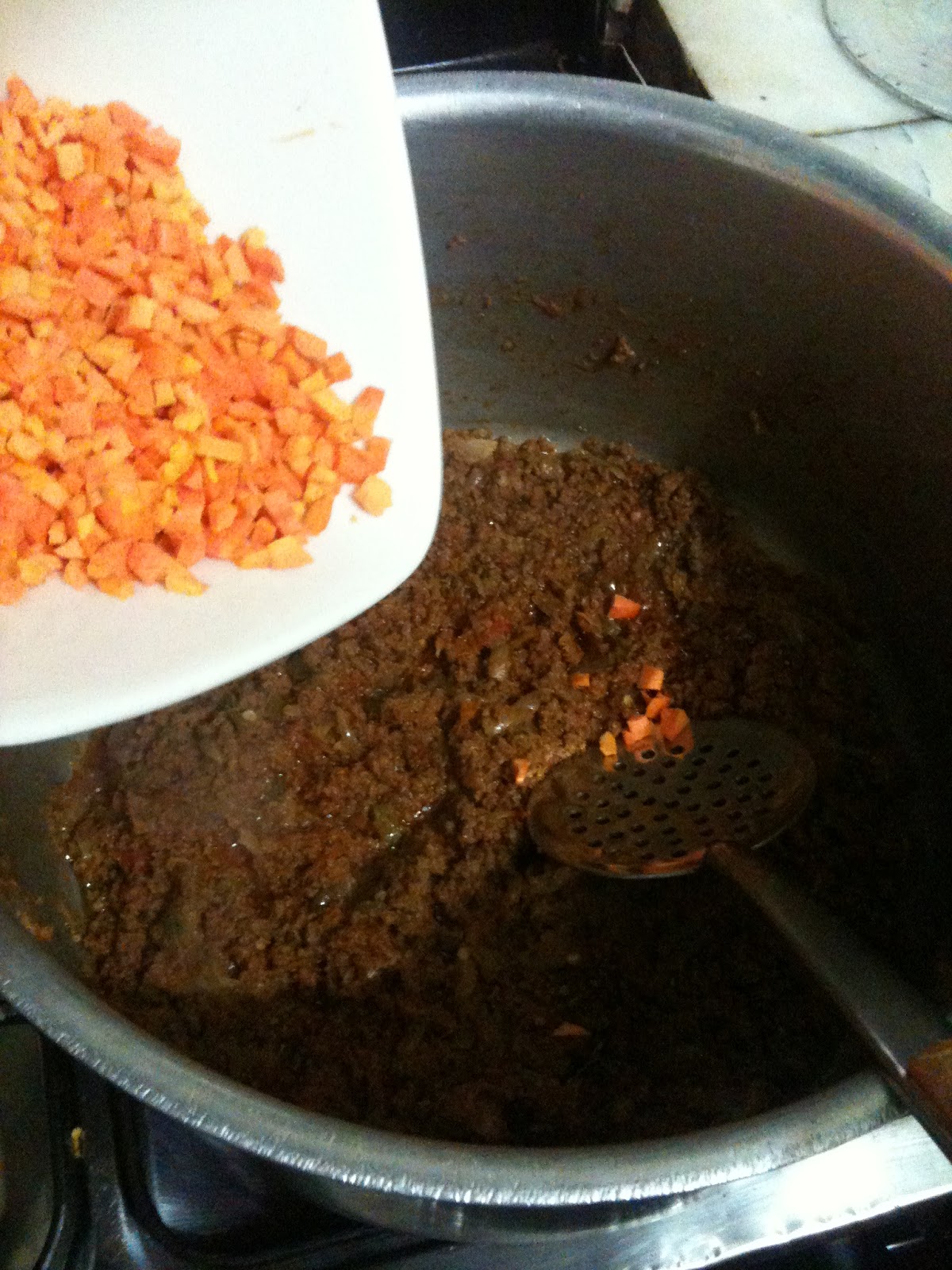 My Passion For Cooking: Baked Capsicum Stuffed With Mince Fried Rice