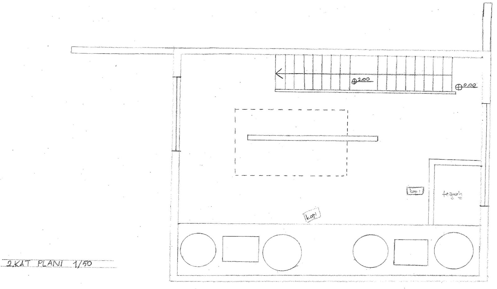 TASARIMLAR: MAKETİN PLAN,KESİT VE GÖRÜNÜŞ ÇİZİMLERİ