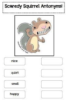 Jennifer's Teaching Tools: Reviewing with Scaredy Squirrel!