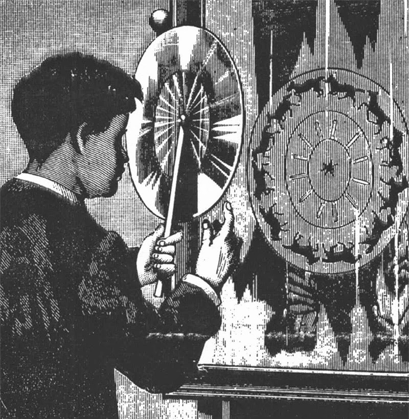 head medicine: 1830s animation with the Phenakistoscope