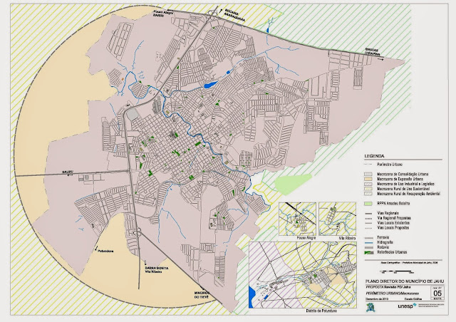 Plano diretor de Jaú - SP: Mapas - Plano Diretor (Revisão 2010)