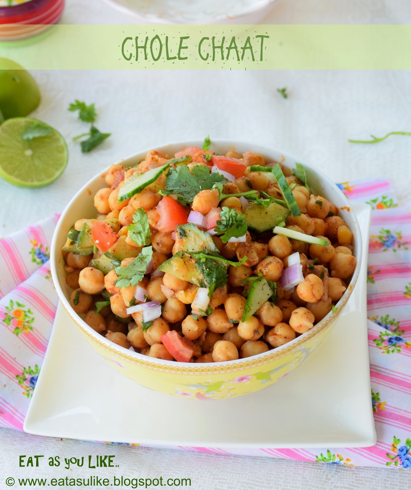 Eat as you Like: CHOLE CHAAT OR DAHI CHOLE CHAAT