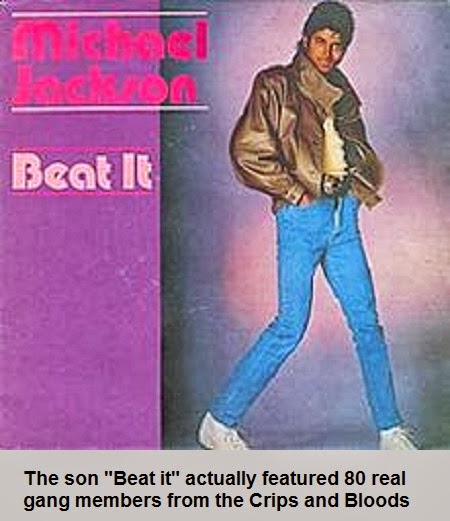 Did you know that the song "Beat it" actualy had gang members in it ...