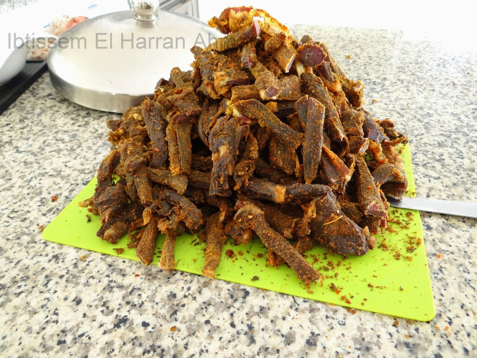Délices et Caprices: Kadide « Viande séchée à la tunisienne»