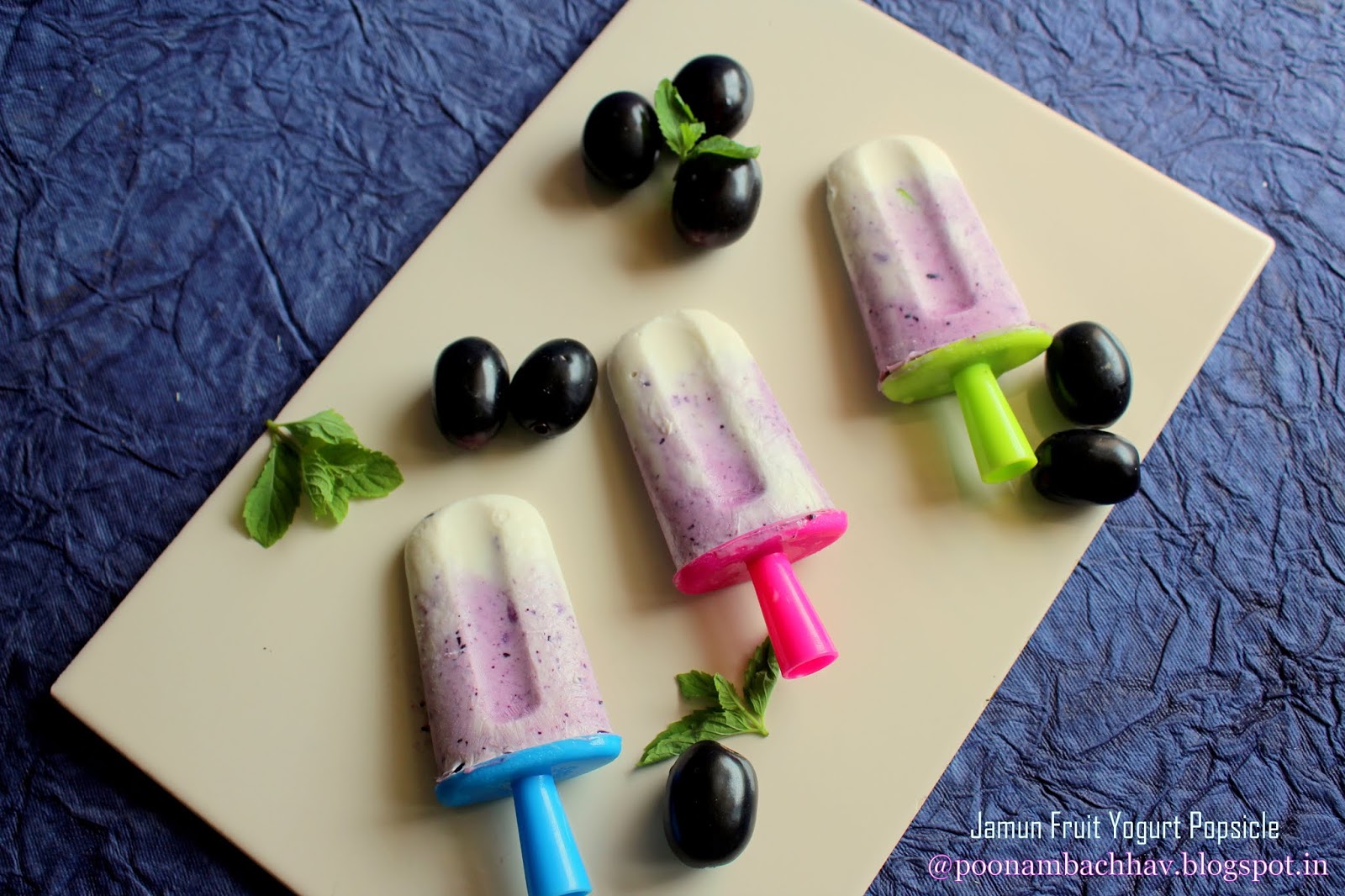 Annapurna: Jamun Fruit Yogurt Popsicle