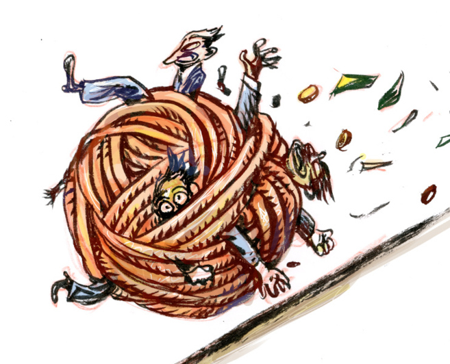 El lápiz viajero : INSTRUCCIONES PARA DESENMARAÑAR UNA MADEJA SIN CUENDA