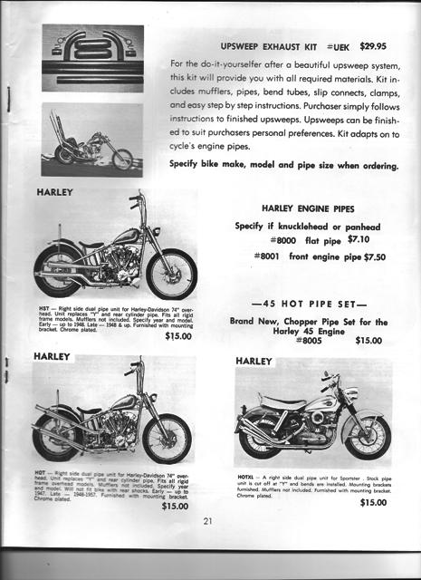 AEE Choppers: fifth installment of the 1969 AEE Choppers catalog