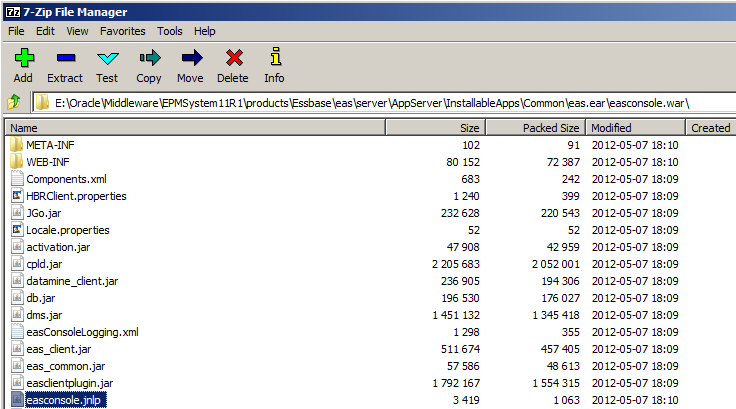 More to life...: Changing the EAS web console heap size
