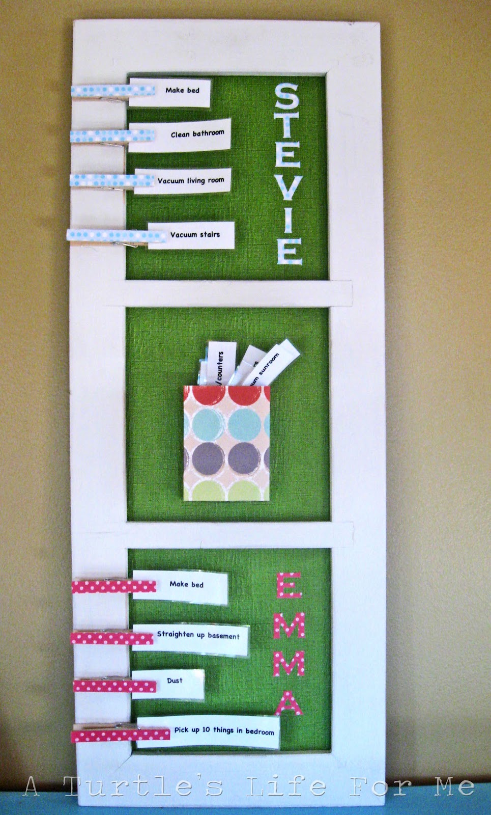 The Kids' Chore Chart - A Turtle's Life for Me