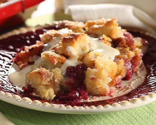 Welcome Home Blog: ♥ Raspberry Bread Pudding