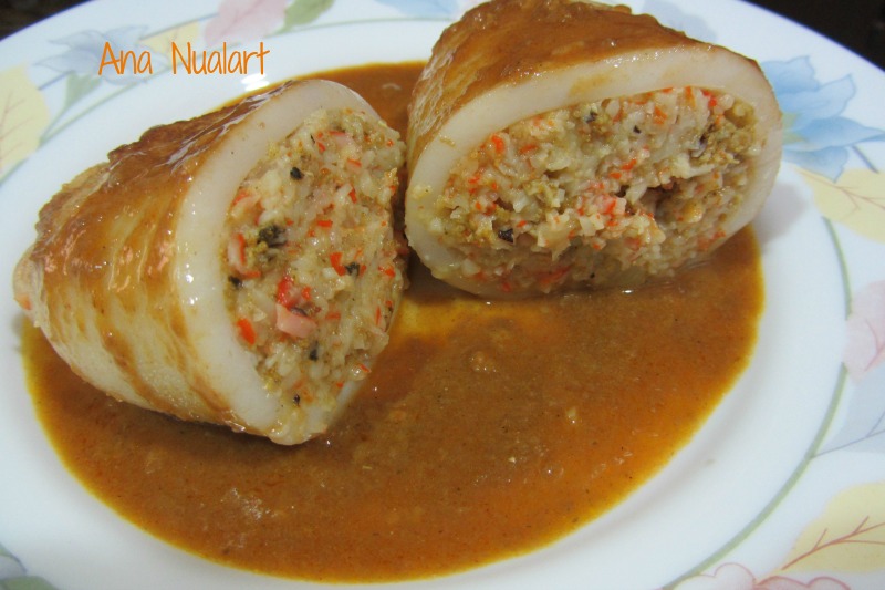 La cocinera de Bétulo: CALAMARES RELLENOS MARINEROS / LA SIRENA CLUB